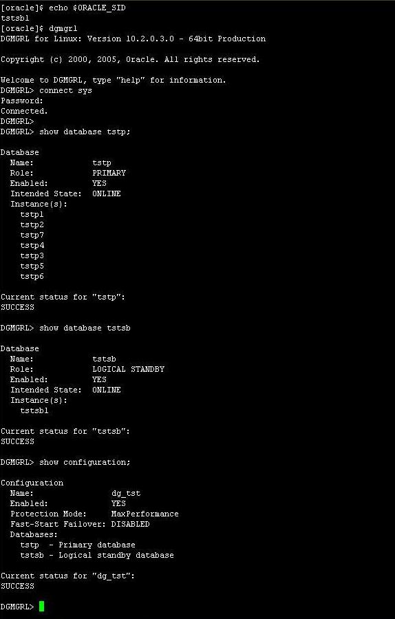 Configuring Oracle 10g Rac Standby For Rac Primary On Linux With