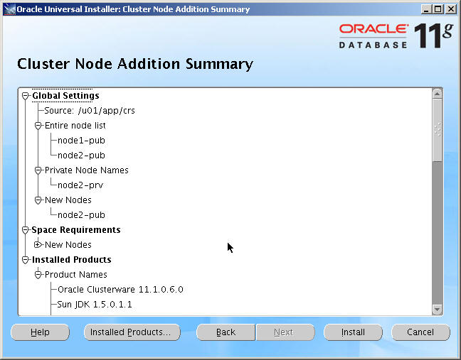 11g Rac Add Node 2311