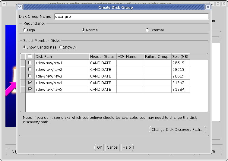 Creating Asm Instacne And Diskgroup Using Dbca
